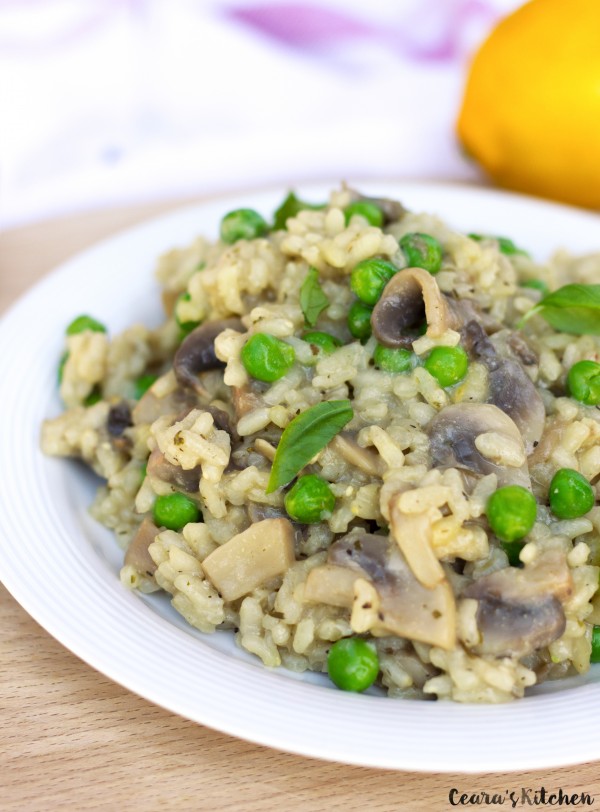 Vegan Mushroom Risotto