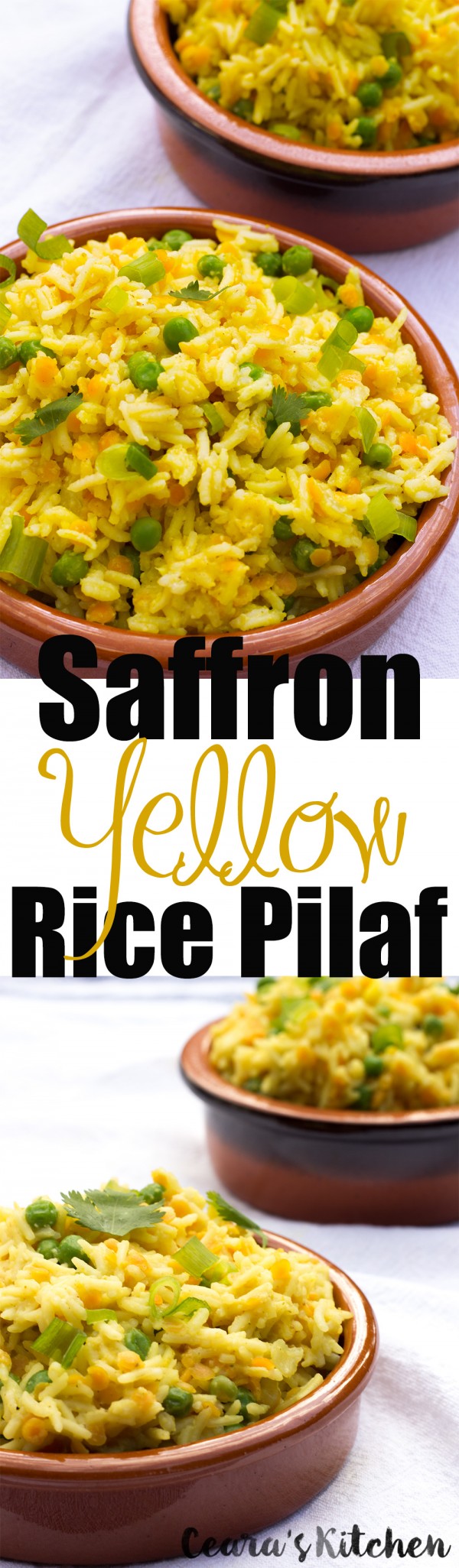 Indian Saffron Yellow Rice Pilaf